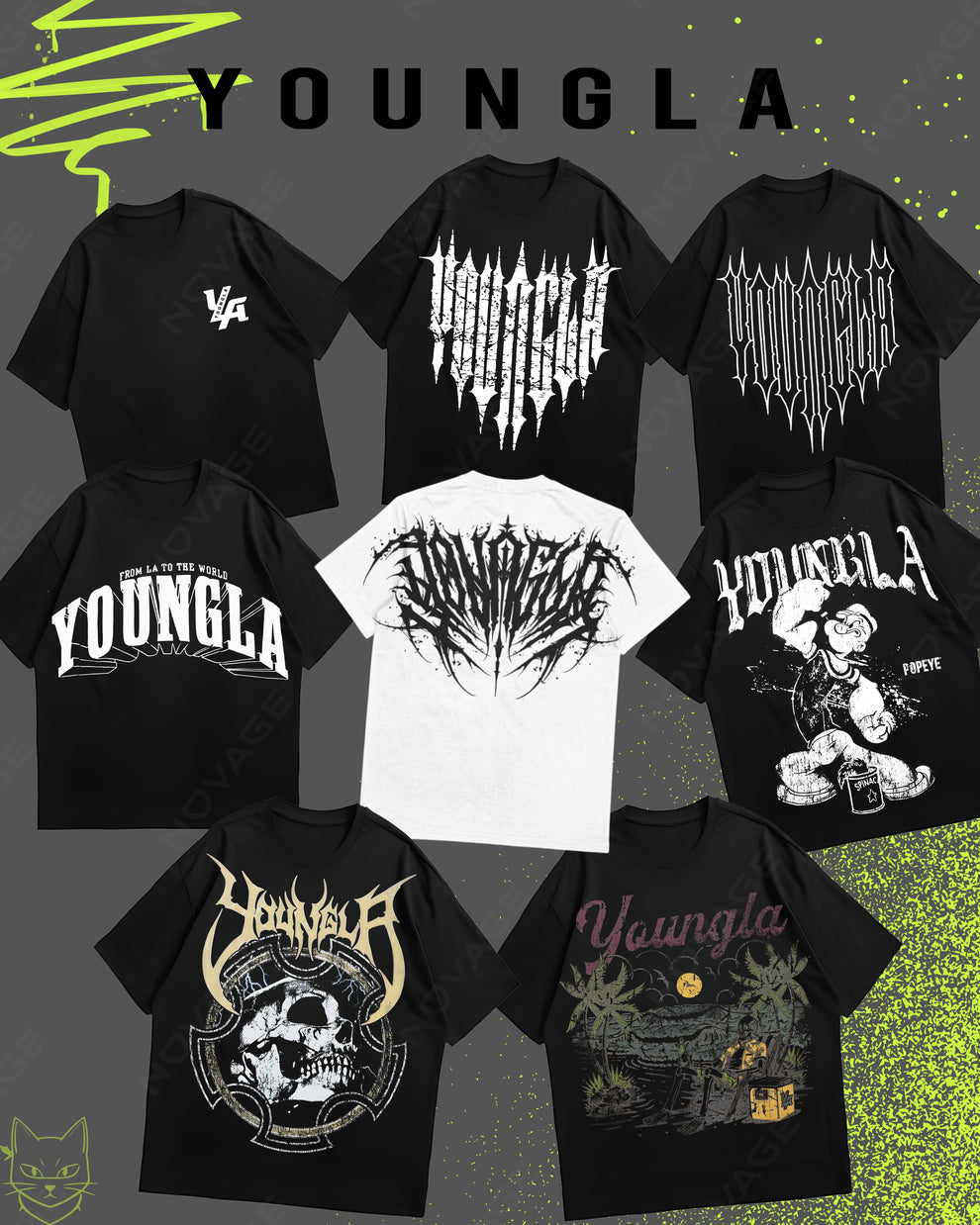 Diseños YoungLA y Gymshark – novage